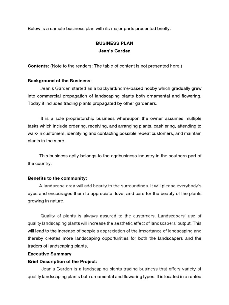 Sample Business Plan | PDF | Depreciation | Expense