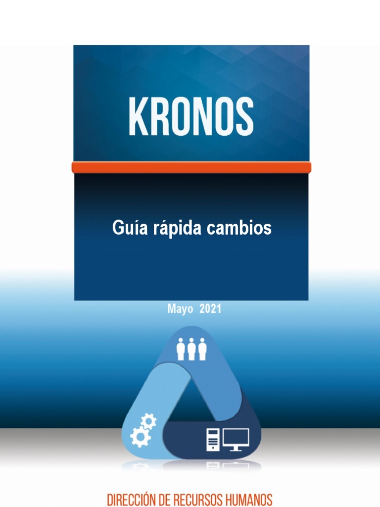 Guía rápida de cambios kronos | PDF | Gestión de recursos humanos | Informática