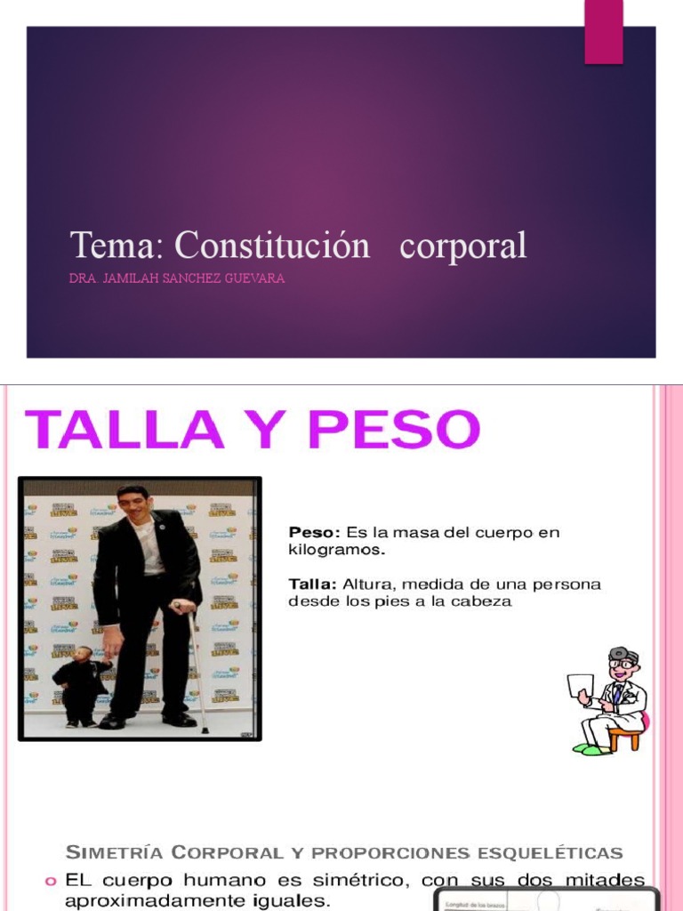 Constitucion Corporal | PDF