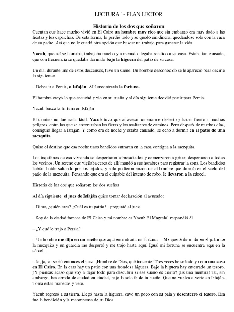 La búsqueda de la fortuna de Yacub | PDF