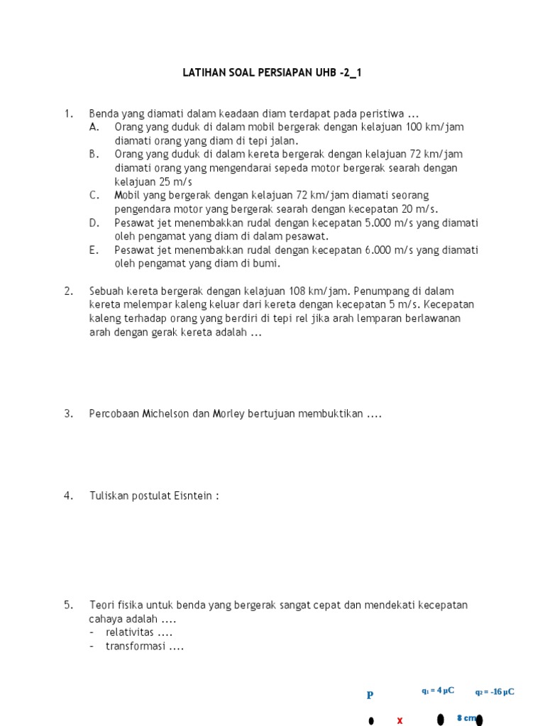 Lat - Soal - UHB - 2-1 2022 - 2023 | PDF
