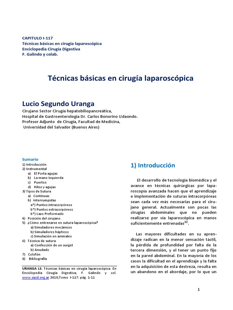 Cap. Diseno Uranga Macros | PDF | Cirugía | Nudo
