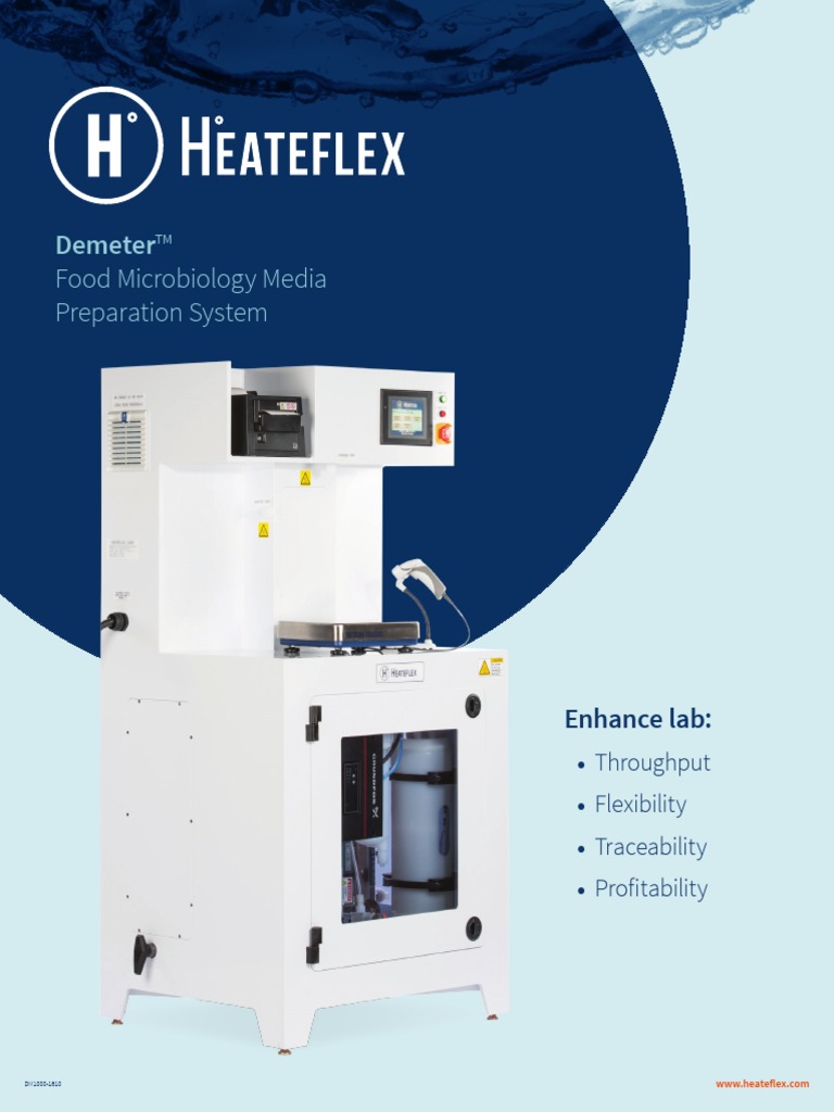 Heateflex Demeter | PDF | Barcode | Sterilization (Microbiology)