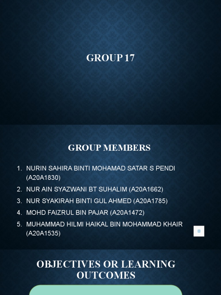 Gelagat Usahawan Gp17 | PDF | Behavior Modification | Learning