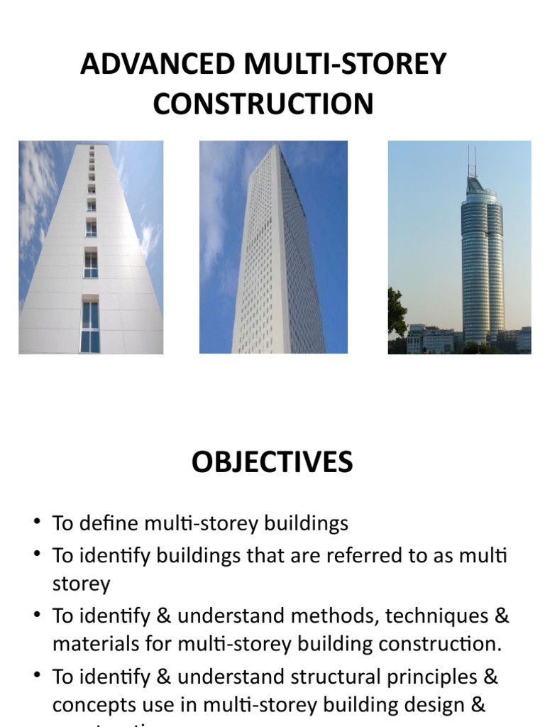 ADVANCED MULTI-STOREY CONSTRUCTION Notes-1 | PDF | Deformation ...