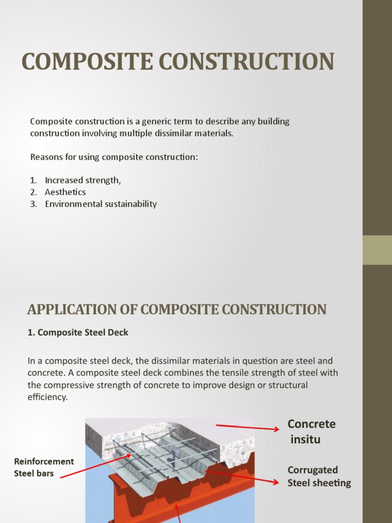 Overview of Composite Construction | PDF | Art | Technology & Engineering