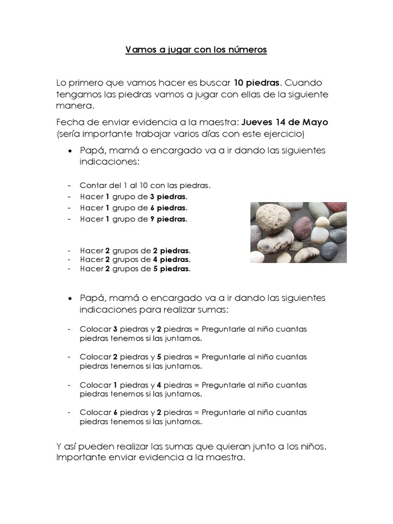 Vamos A Jugar Con Los Números | PDF