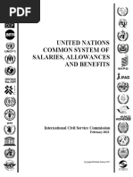 UN Salary Scale Categories | PDF