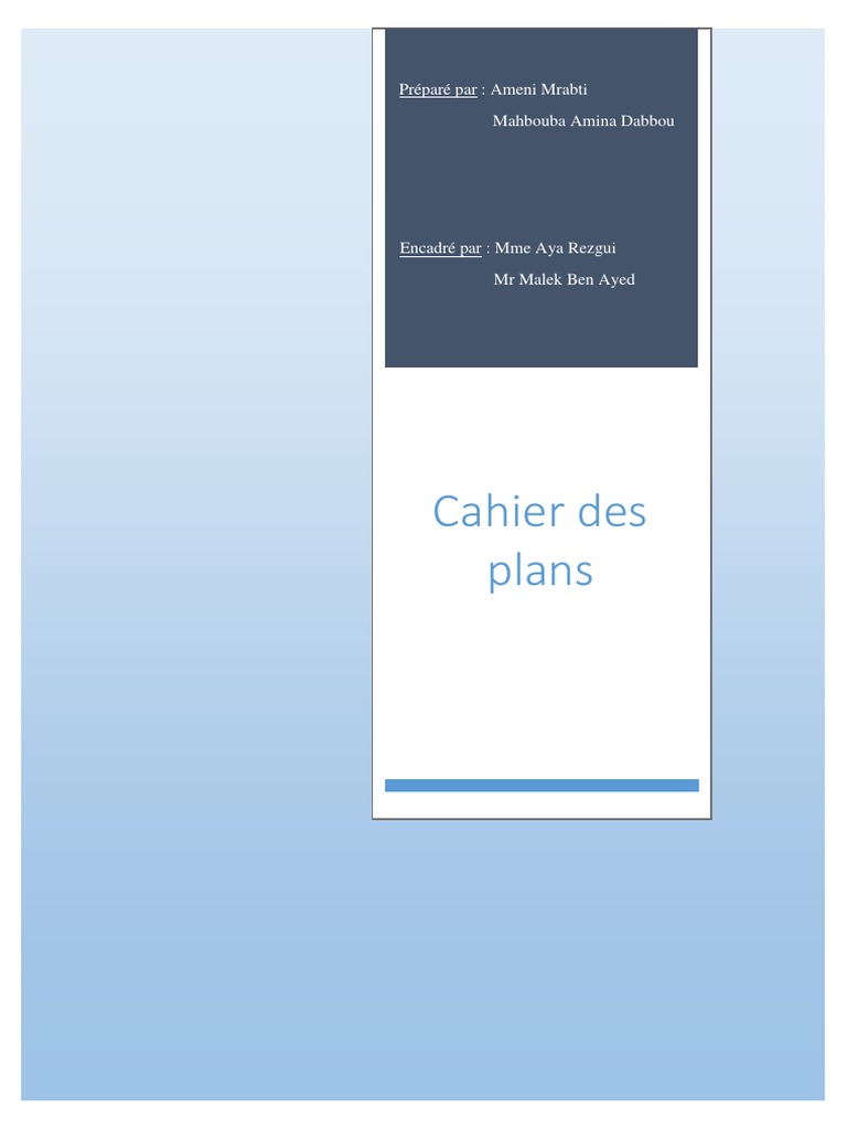 Plans architecturaux et de coffrage | PDF