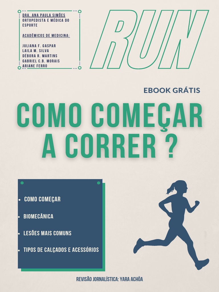 Ebook Como Comecar A Correr Ana Paula Simoes | PDF | Músculo esquelético | Joelho