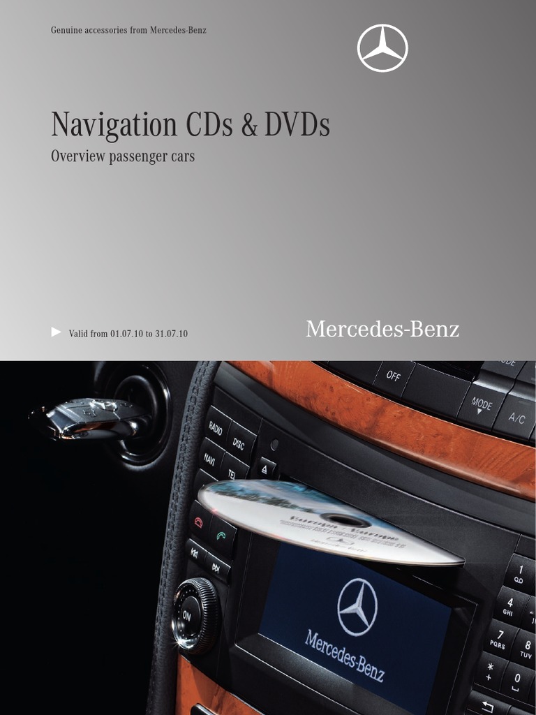 Navigation CD/DVD Compatibility Guide for Mercedes-Benz Vehicles | PDF
