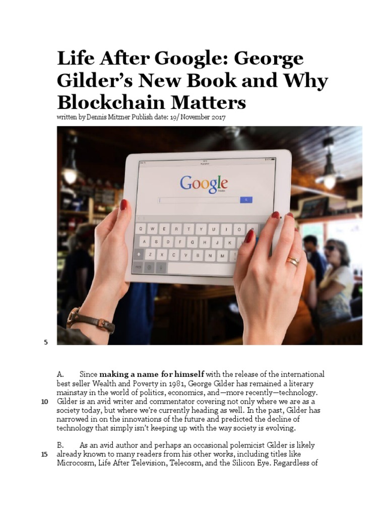 Life After Google , Text | PDF | Economies
