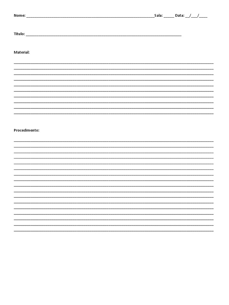 Modelo+de+Relatório 1 | PDF