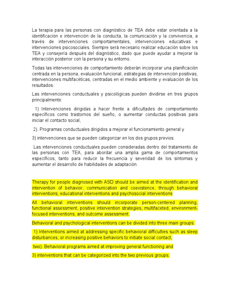 Tratamiento TDA | PDF