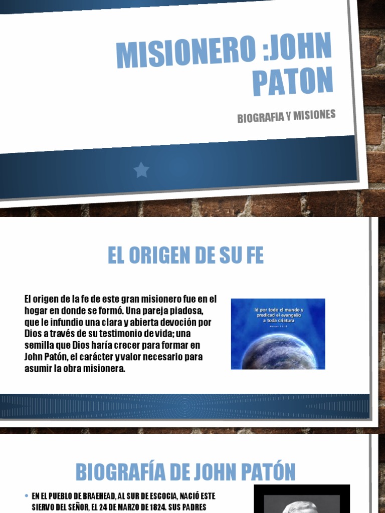 John Paton | PDF