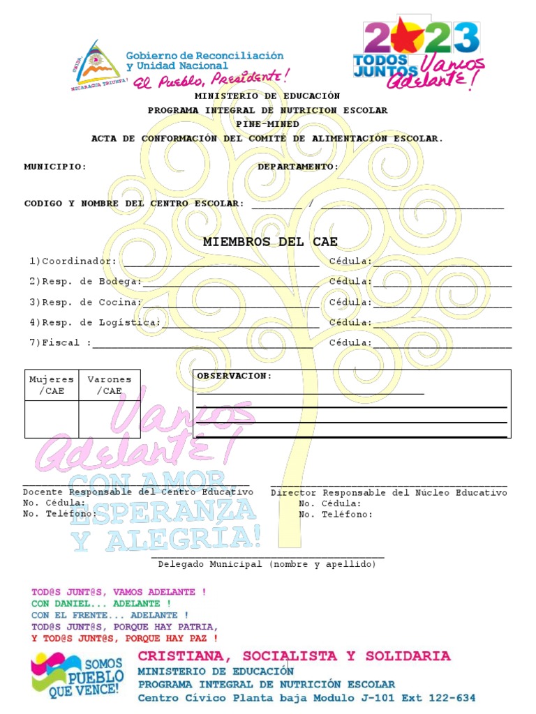 Actas de Cae - 2023 | PDF