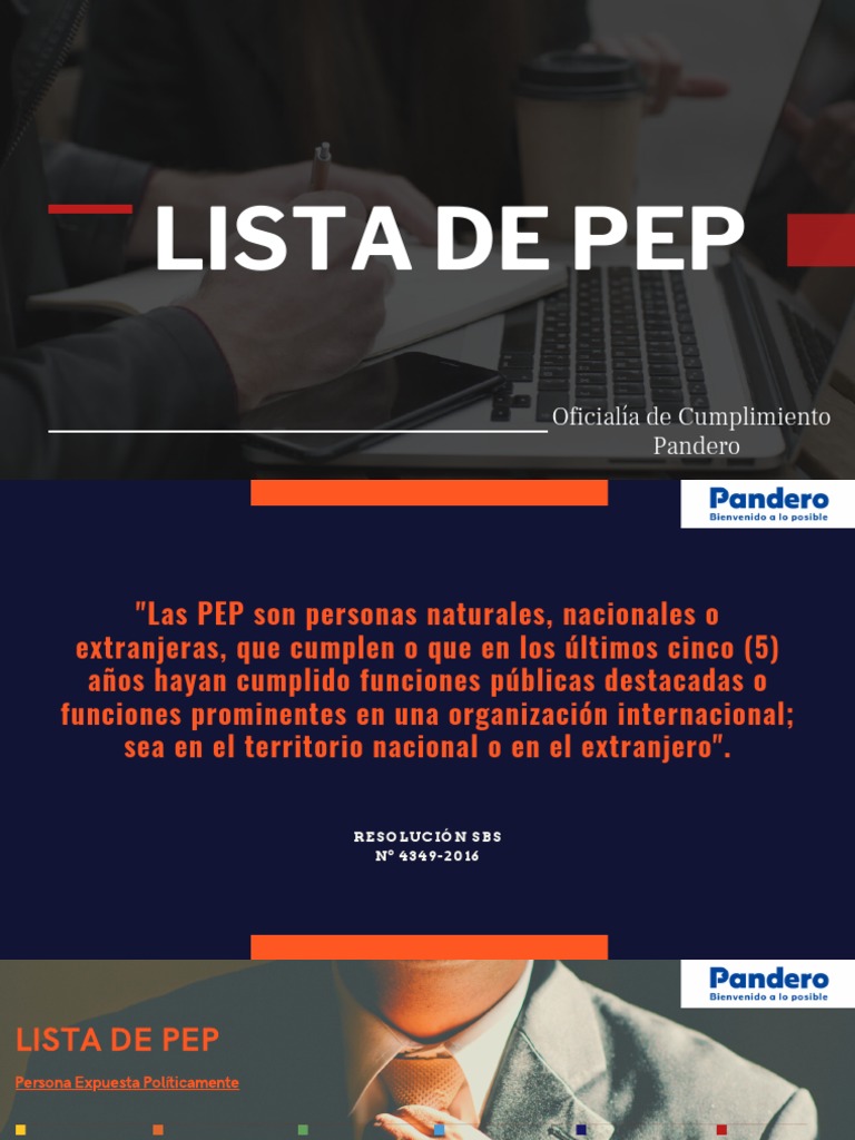 LISTA DE PEP - PERSONAS EXPUESTAS POLÍTICAMENTE | PDF | Gobernancia ...