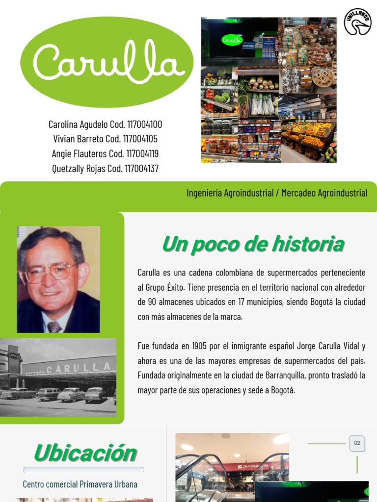 Historia y oferta de Carulla en Colombia | PDF | Comida y bebida ...