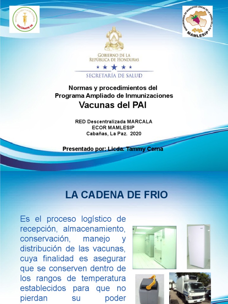 Cadena de FRIO | PDF | Refrigerador | Temperatura