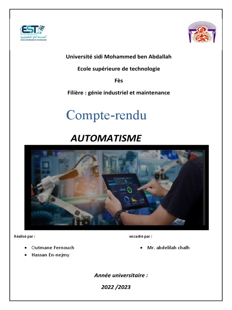 Cours et TP sur l'automatisme industriel | PDF | Électronique numérique ...