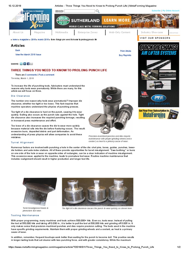 Articles - Three Things You Need To Know To Prolong Punch Life ...