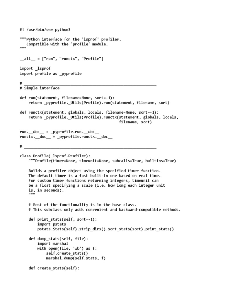 Python Cprofile Pdf Inheritance Object Oriented Programming Software 5491