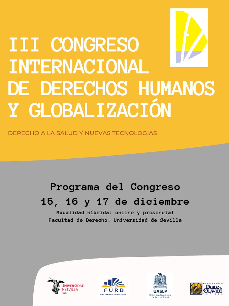 Programa Congreso DDHH (FINAL) | PDF | España | Universidad