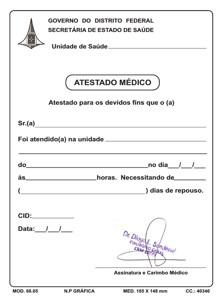 Atestado Médico2 | PDF