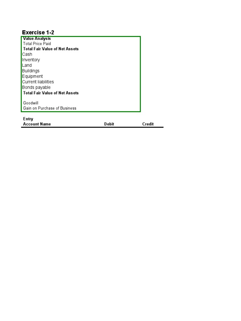 Note Chapter 1, Exercise 7 | PDF | Debits And Credits | Expense