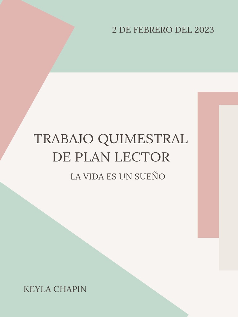 Documento A4 Portada Trabajo Final de Carrera Pastel | PDF