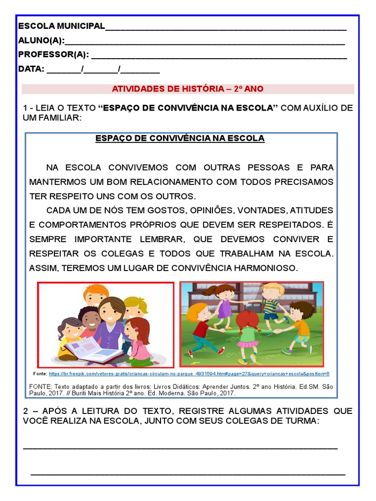 Ensinando sobre respeito e convivência harmoniosa na escola | PDF | Escolas
