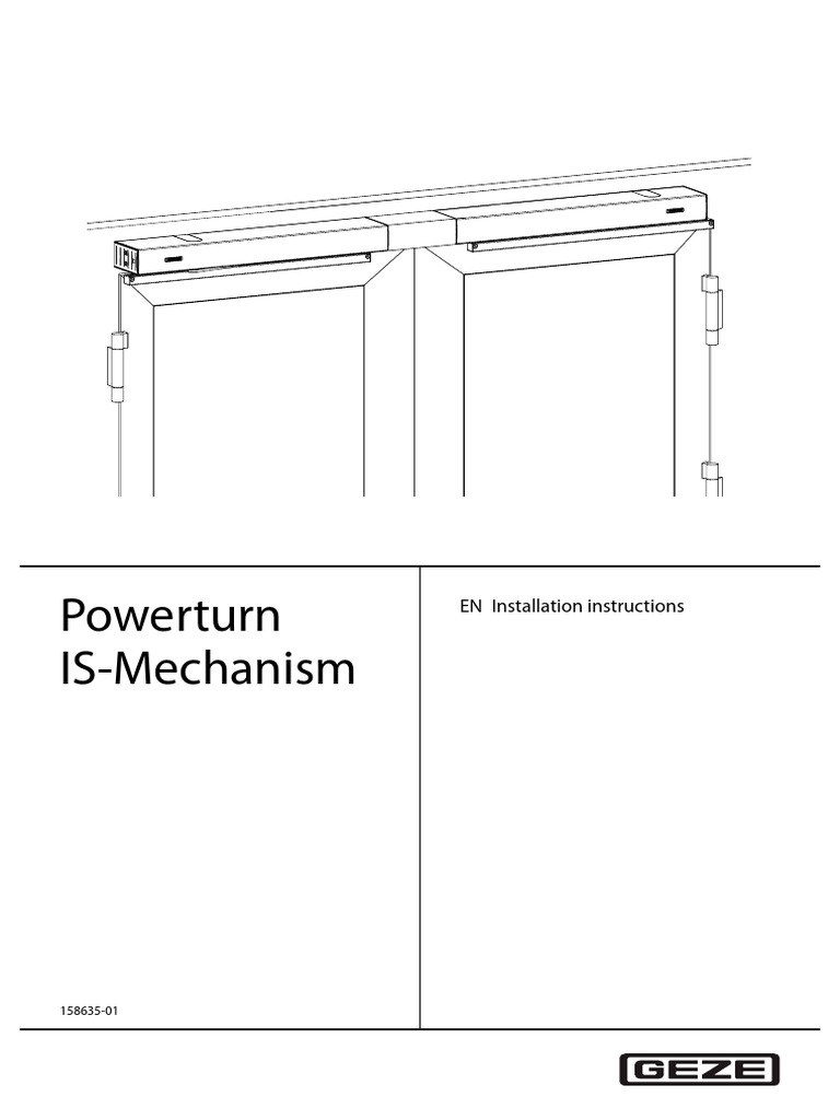 GEZE Installation Instructions en 661869 | Download Free PDF | Door | Wire