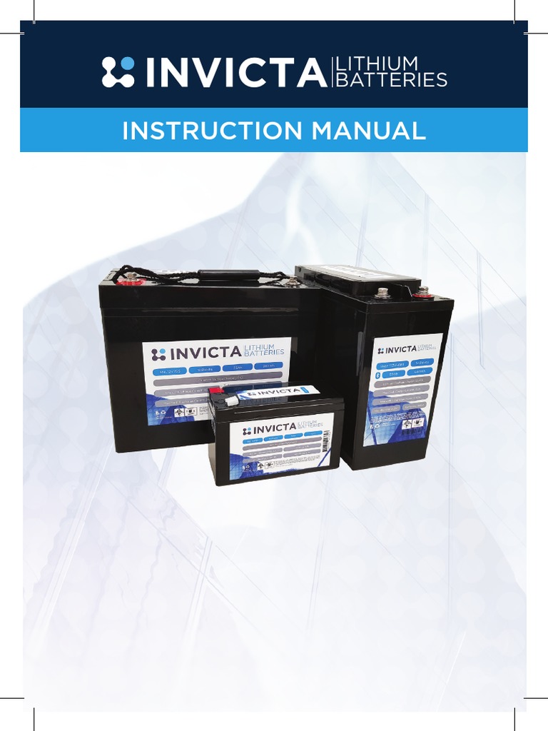 Invicta Lithium Battery Manual | PDF | Battery Charger | Google Play