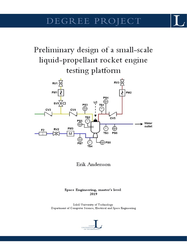 Preliminary Design of A Small-Scale Rocket Engine | PDF | Rocket Engine ...