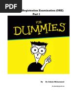 Ore Part 1 Study Plan | PDF | Dentistry