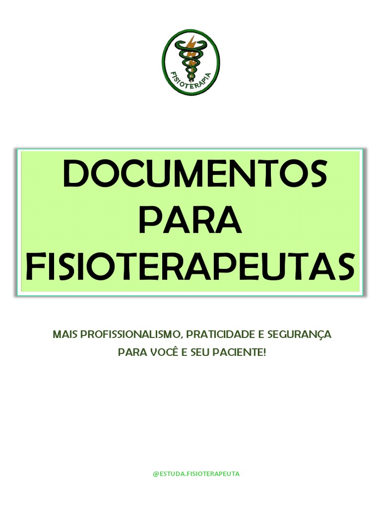Documentos Do Fisioterapeuta | Download grátis PDF | Fisioterapia