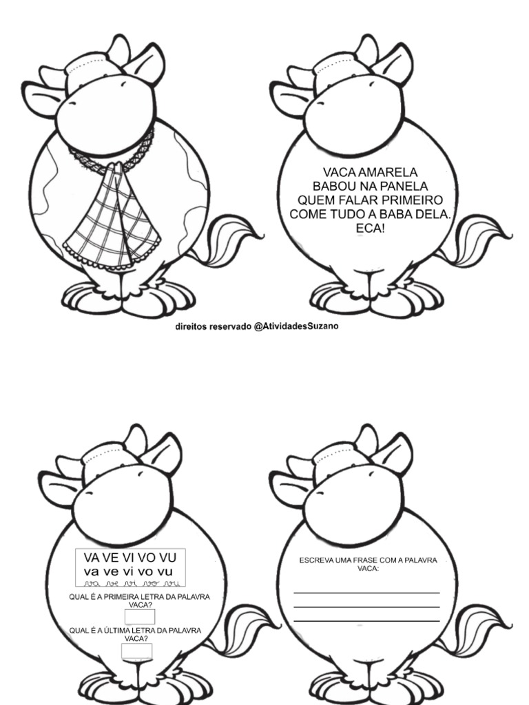 Livrinho Vaca Amarela | PDF