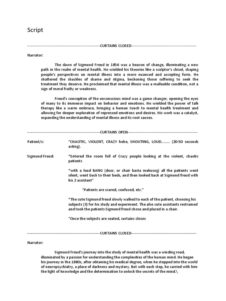 Roleplay | PDF | Sigmund Freud | Unconscious Mind