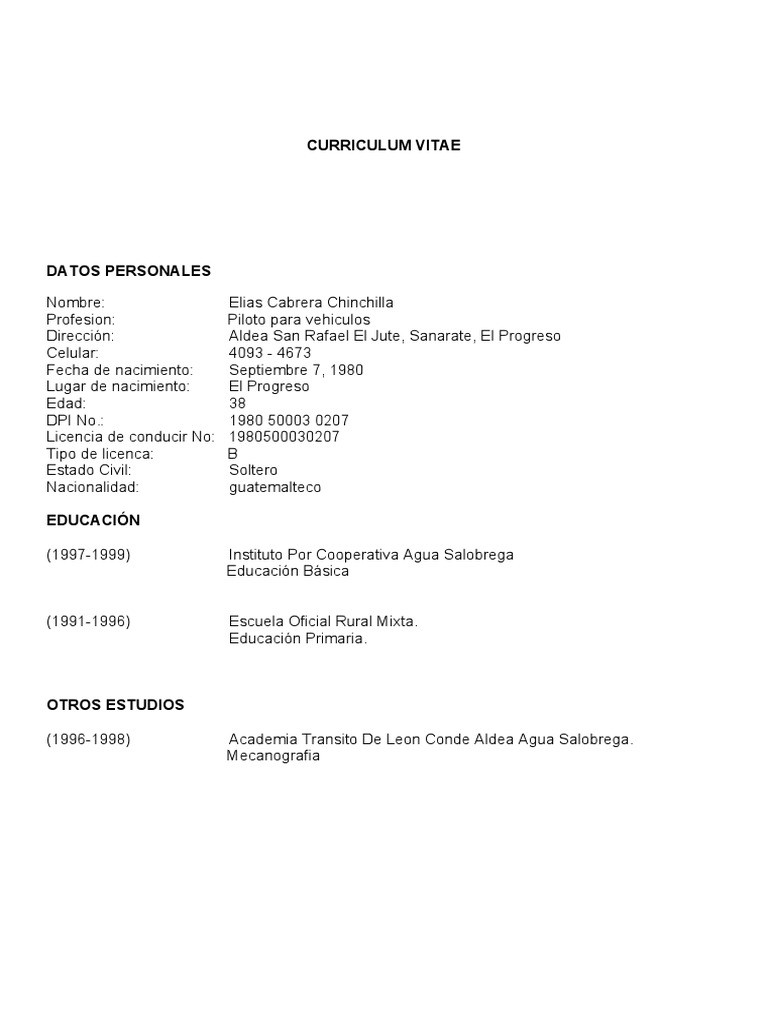 CURRICULUM ELiAS | PDF