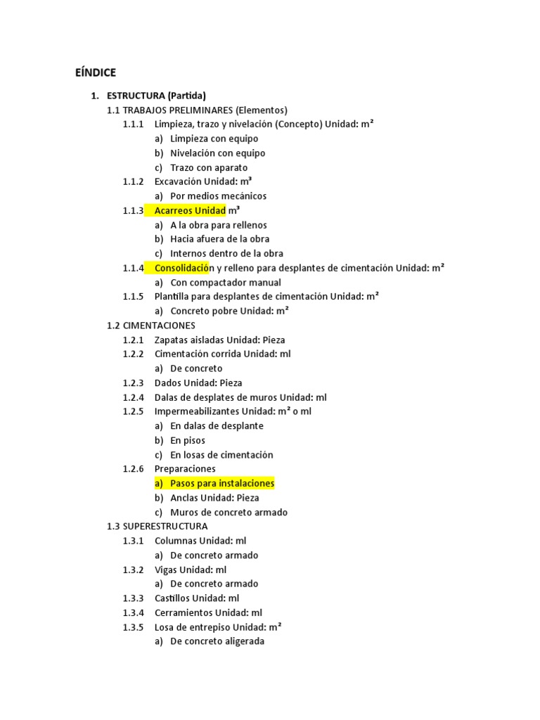 Índice Eq. 1 | PDF | Fundación (Ingeniería) | edificio