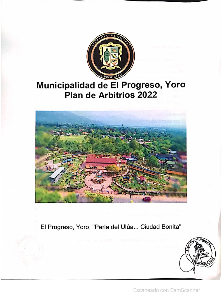 Plan de Arbitrios 2022 | PDF