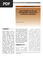 Uso y Efectos de Esteroides Tópicos | PDF | Corticosteroides | Inflamación