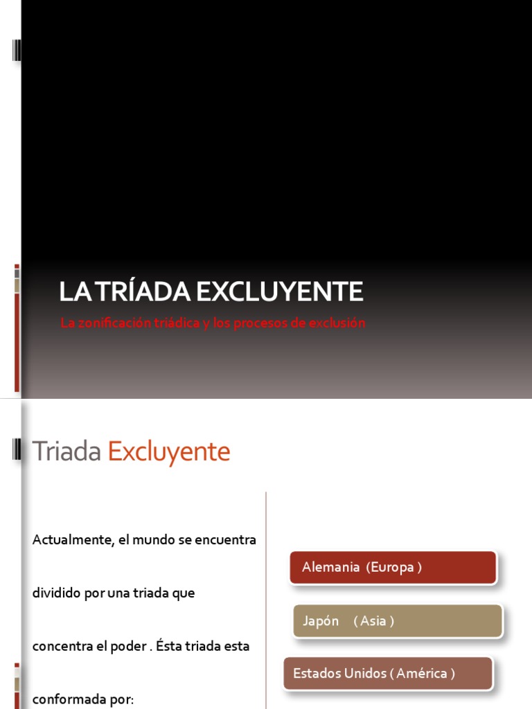 La Triada de Poder Global | PDF | Tratado de Libre Comercio ...
