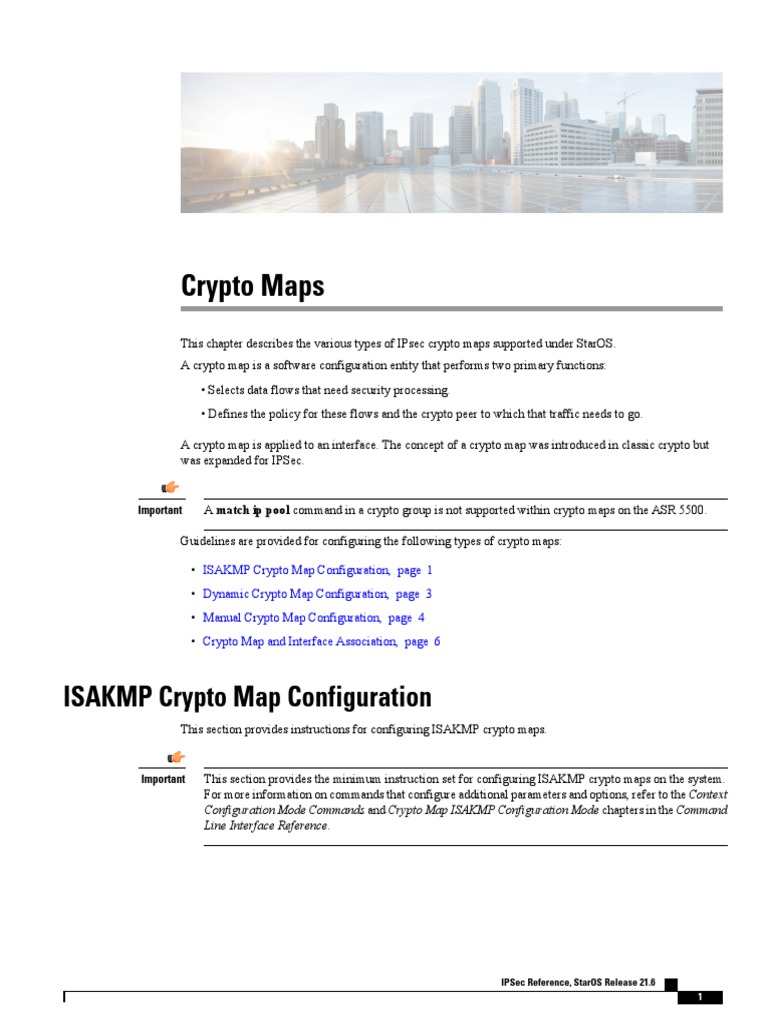 Crypto Maps - IPSec | PDF | Telecommunications | Espionage Techniques