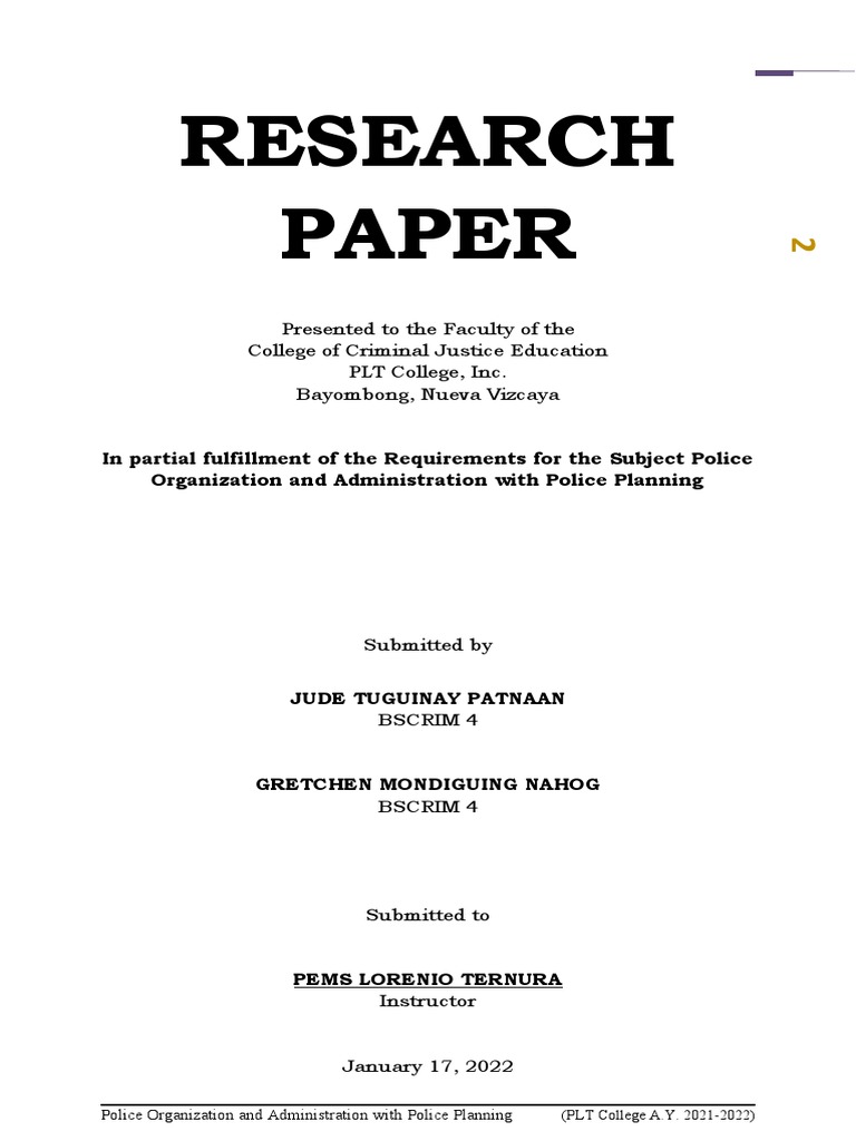 Historical Background of Police Force in The Philippines | PDF | Police ...
