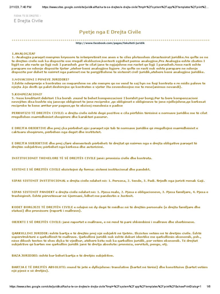 E Drejta Civile | PDF