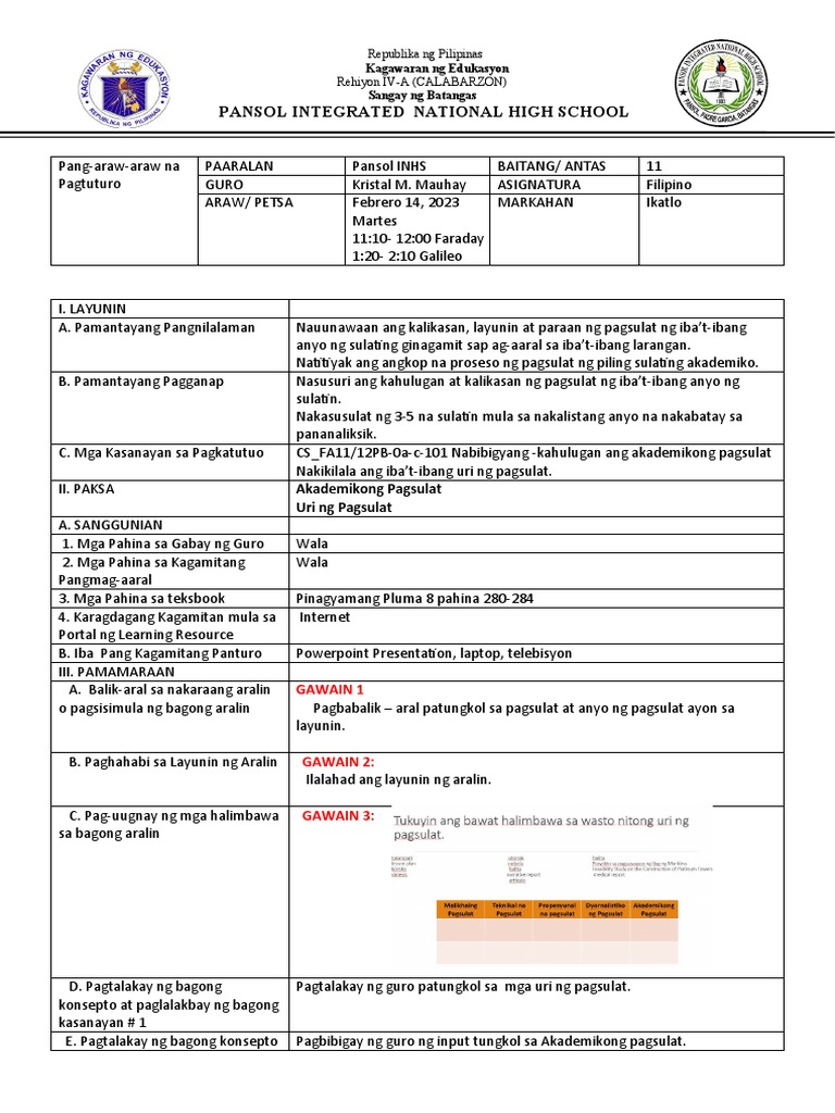 Week1 - Day 2 Piling Larang Plan | PDF