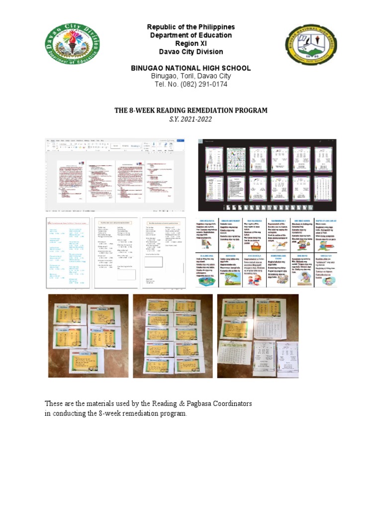 8 Week Remediation Program | PDF