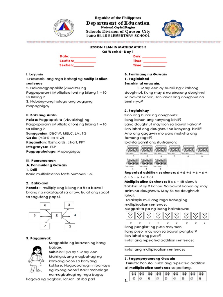 Math LP q2 Week 2 Day 1 | PDF