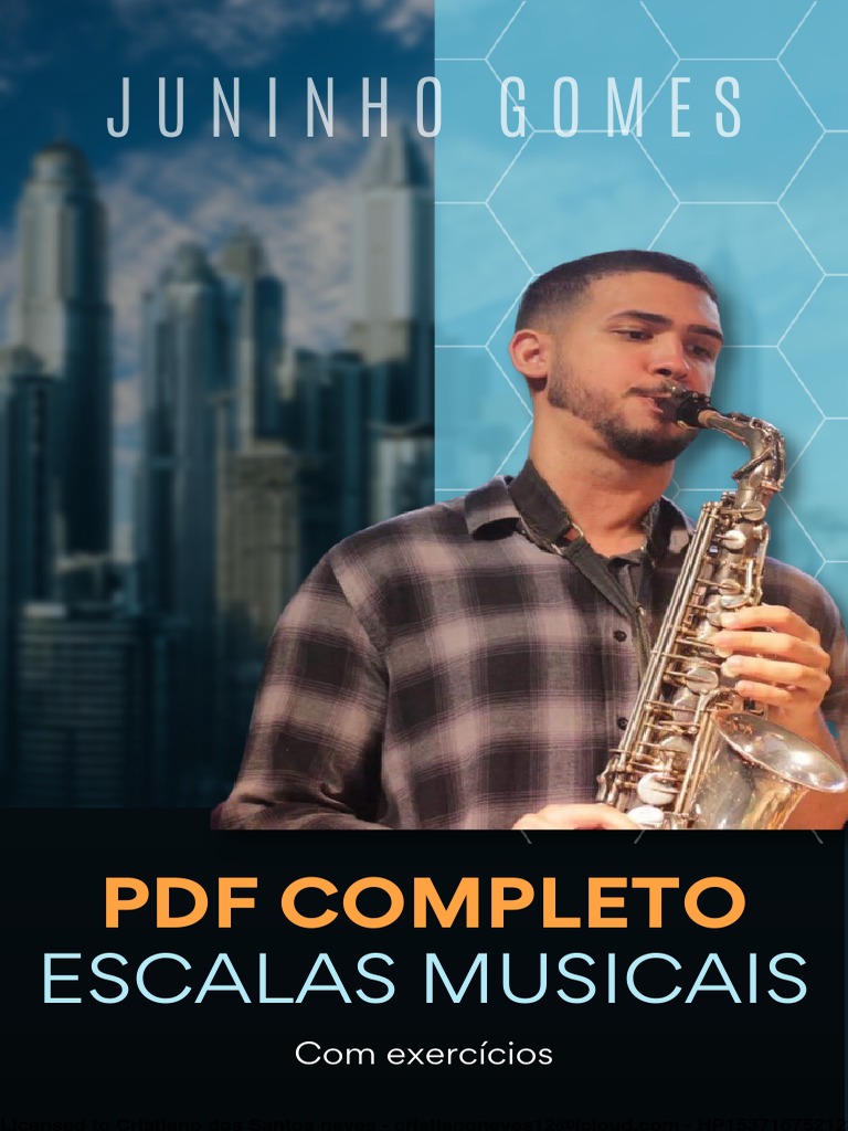Escalas Musicas - Com Exercícios | PDF | Escala menor | Escala (música)